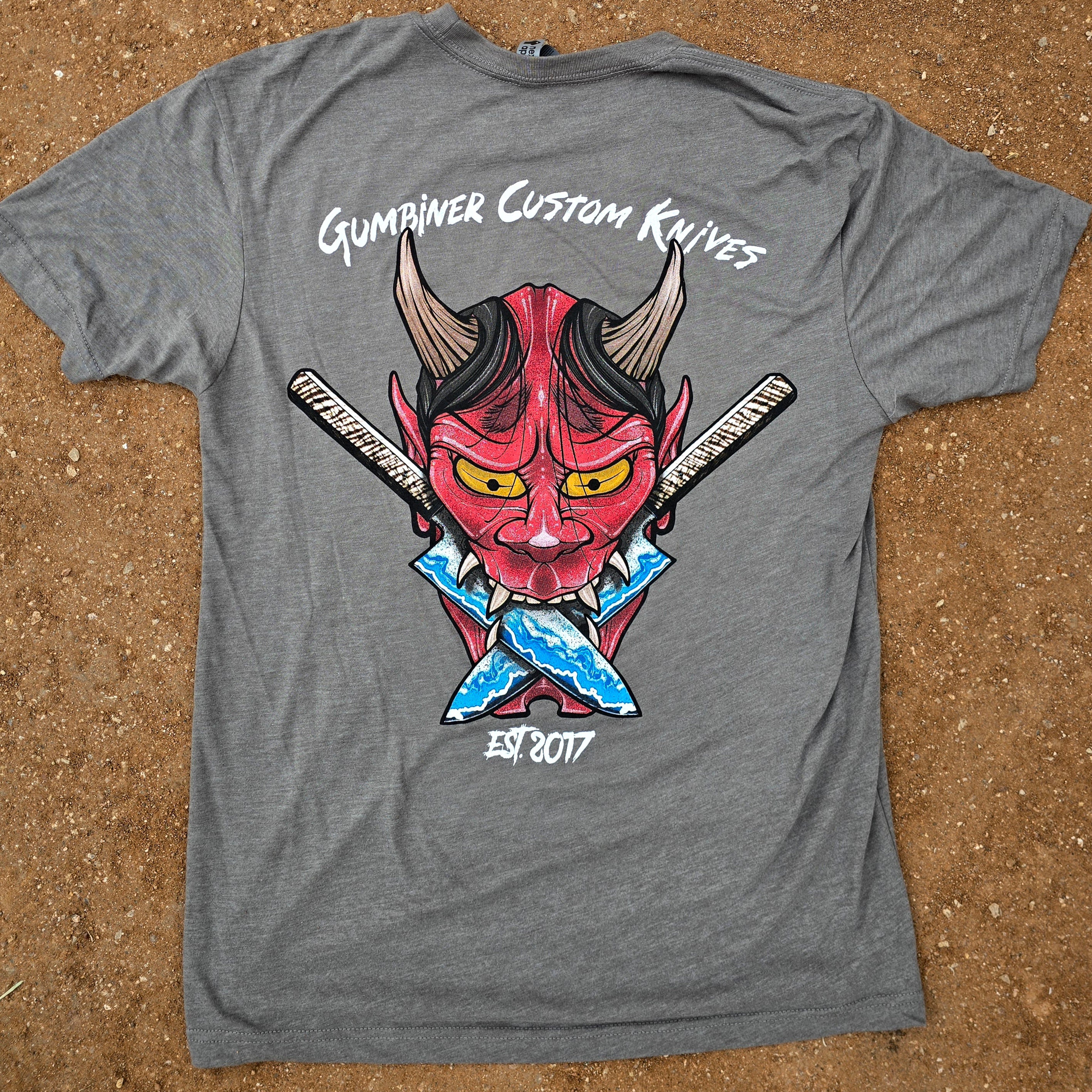 Oni Mask T-Shirt – Gumbiner Custom Knives